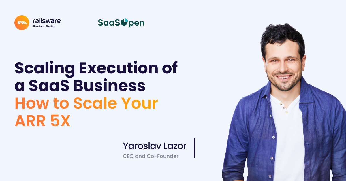 Yaroslav Lazor at SaaSOpen NYC 2024 | Railsware Blog