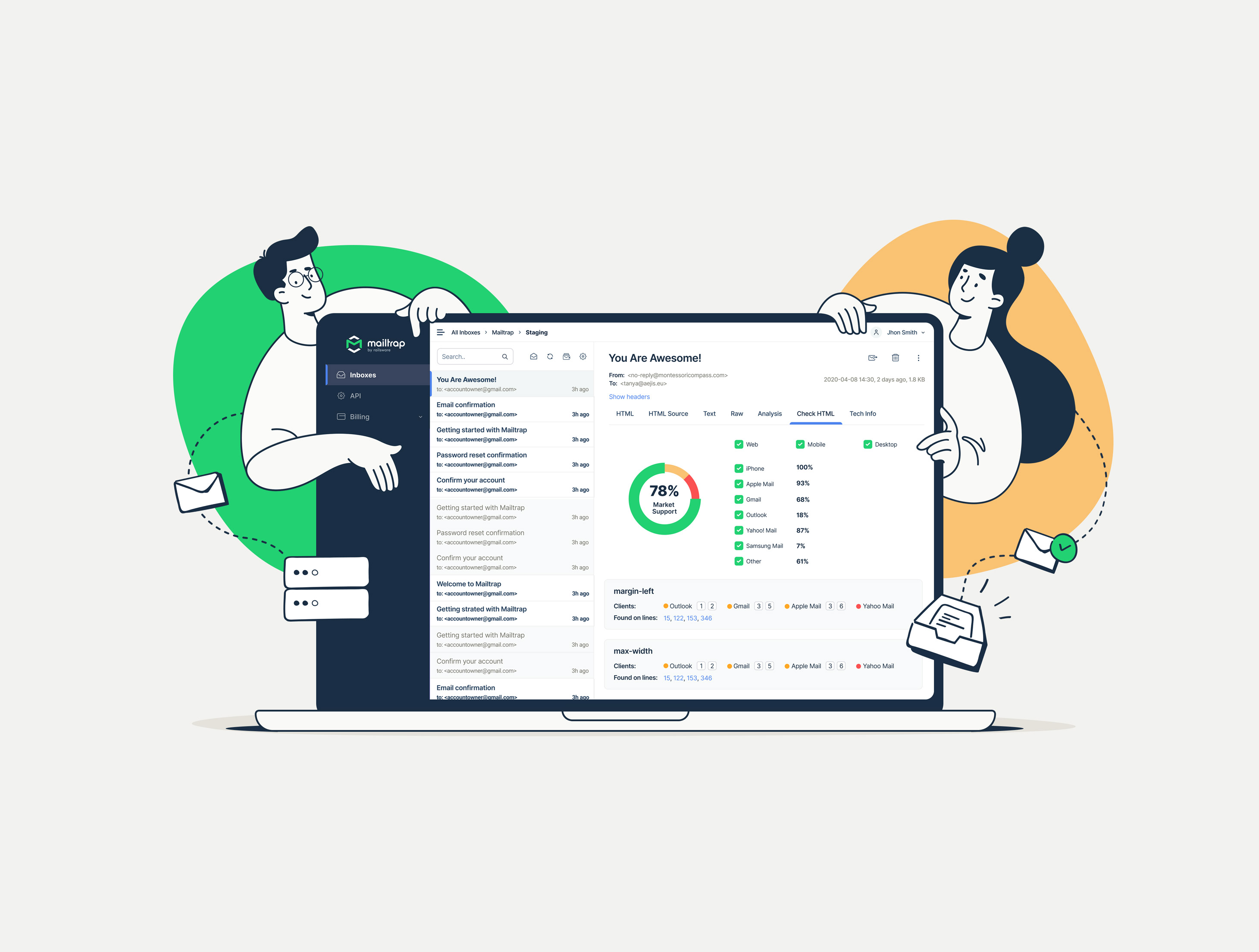 Mailtrap Email Delivery Platform Test Send And Control Emails