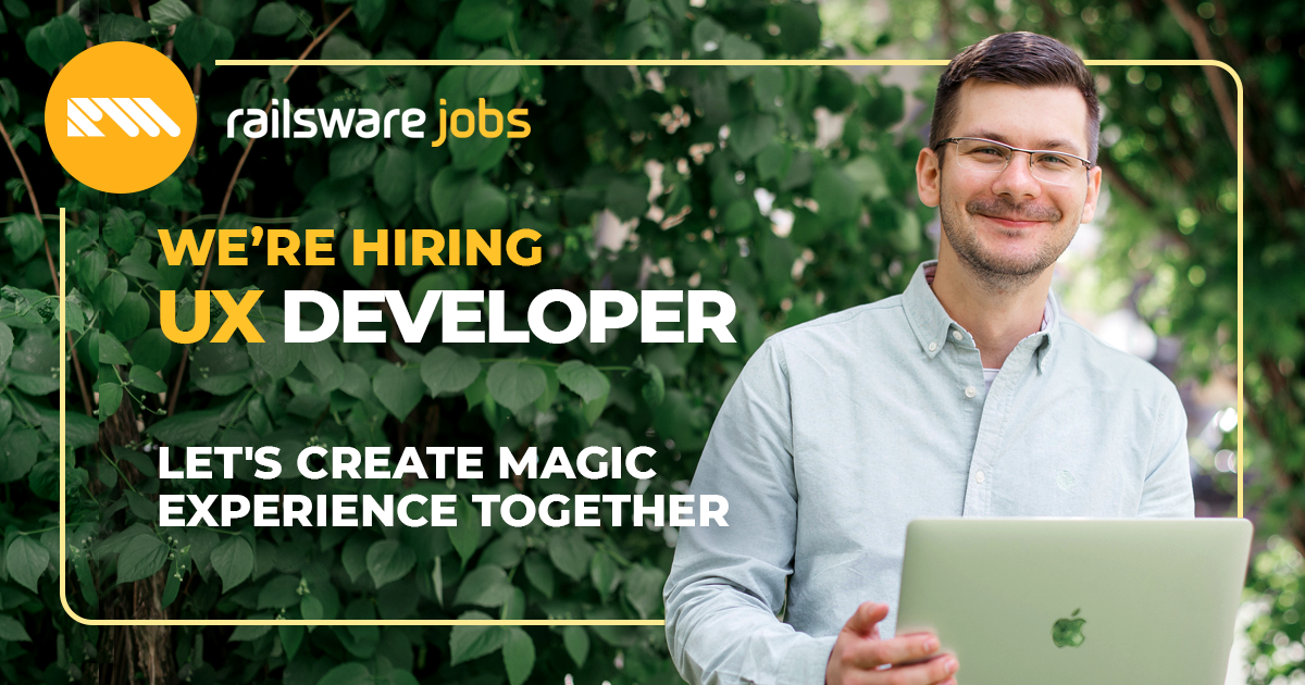 UX Developer | Railsware jobs